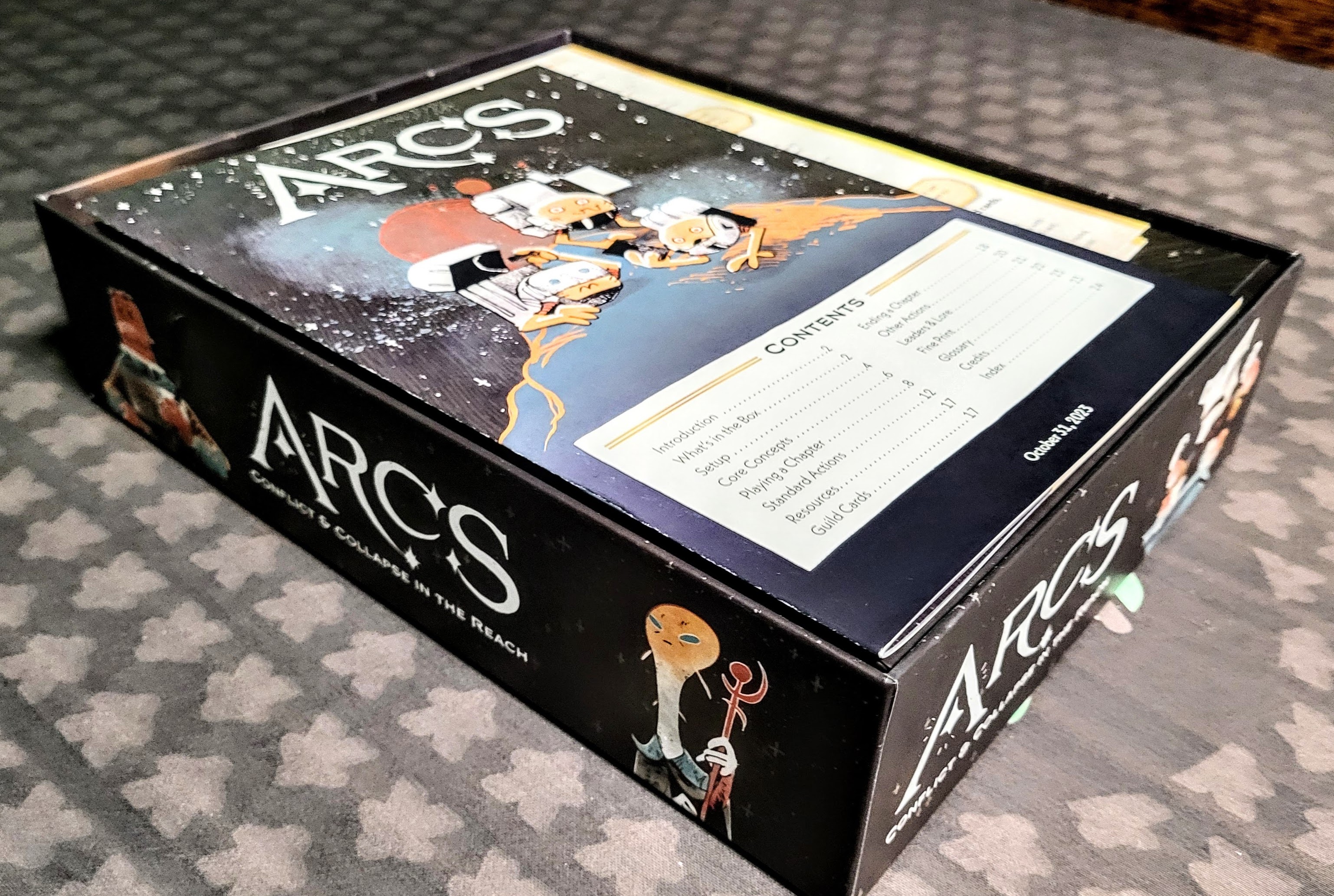 Arcs: What’s in the box? – The Boardgame Detective