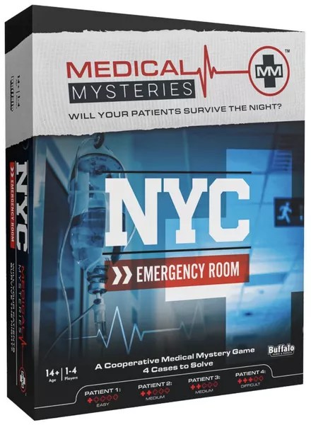 Case File: Medical Mysteries: New York Emergency Room – The Boardgame ...
